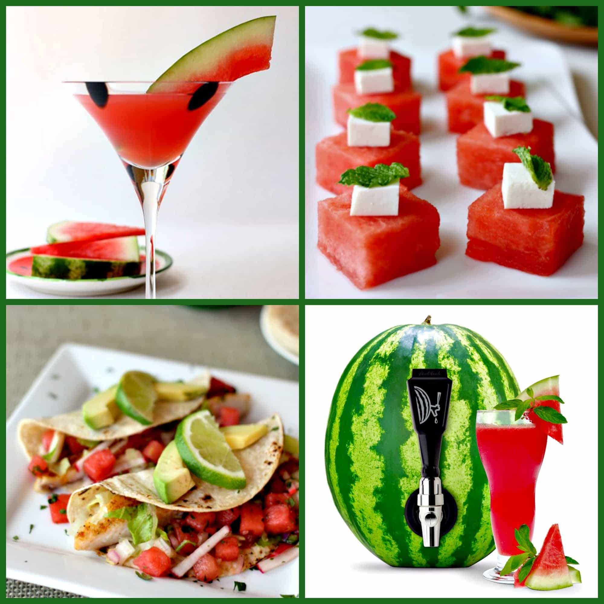 Watermelon Feta Appetizers - A Healthy Appetizer Recipe - Mantitlement
