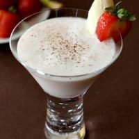 Banana Split Martini - A Dessert Cocktail Recipe - Mantitlement