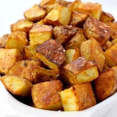 Mustard Roasted Potatoes | Oven Roasted Potato Side Dish | Mantitlement