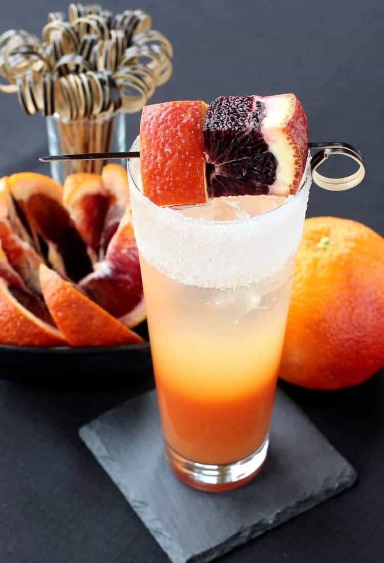 Blood Orange Gin Cooler | Mantitlement