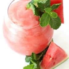 Watermelon Rosé Slushie | A Frozen Rosé Cocktail | Mantitlement