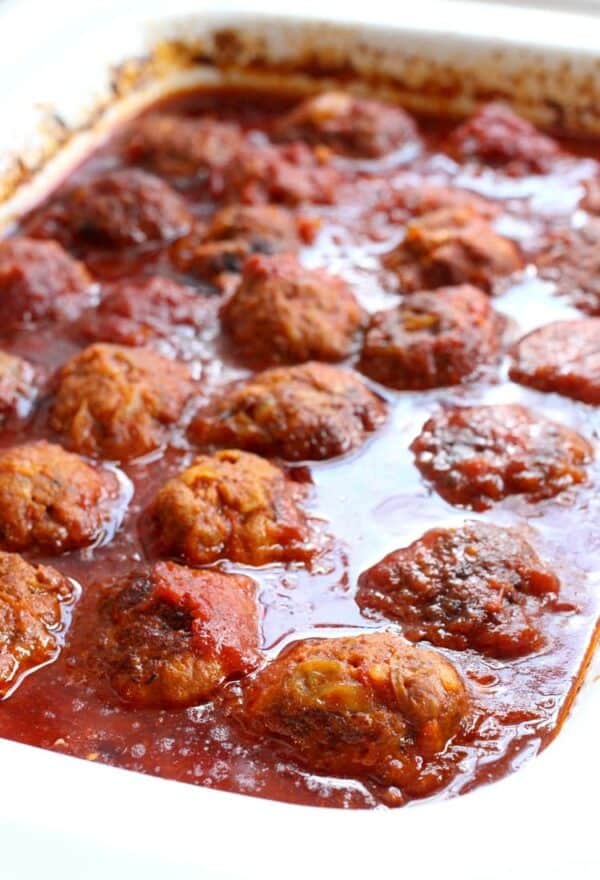 Slow Cooker Cabbage Roll Meatballs | Cabbage Stuffed Meatballs
