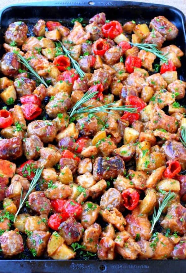 Sheet Pan Chicken Murphy | Easy Chicken & Veggie Dinner | Mantitlement