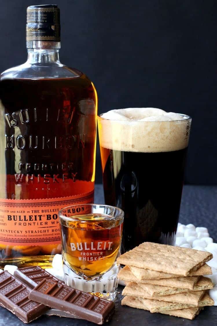 S'mores Porter Boilermaker | A Beer & Whiskey Drink | Mantitlement