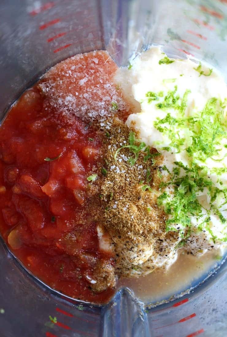 Easy Creamy Salsa Dressing - For Salads Or Vegetable Dip - Mantitlement