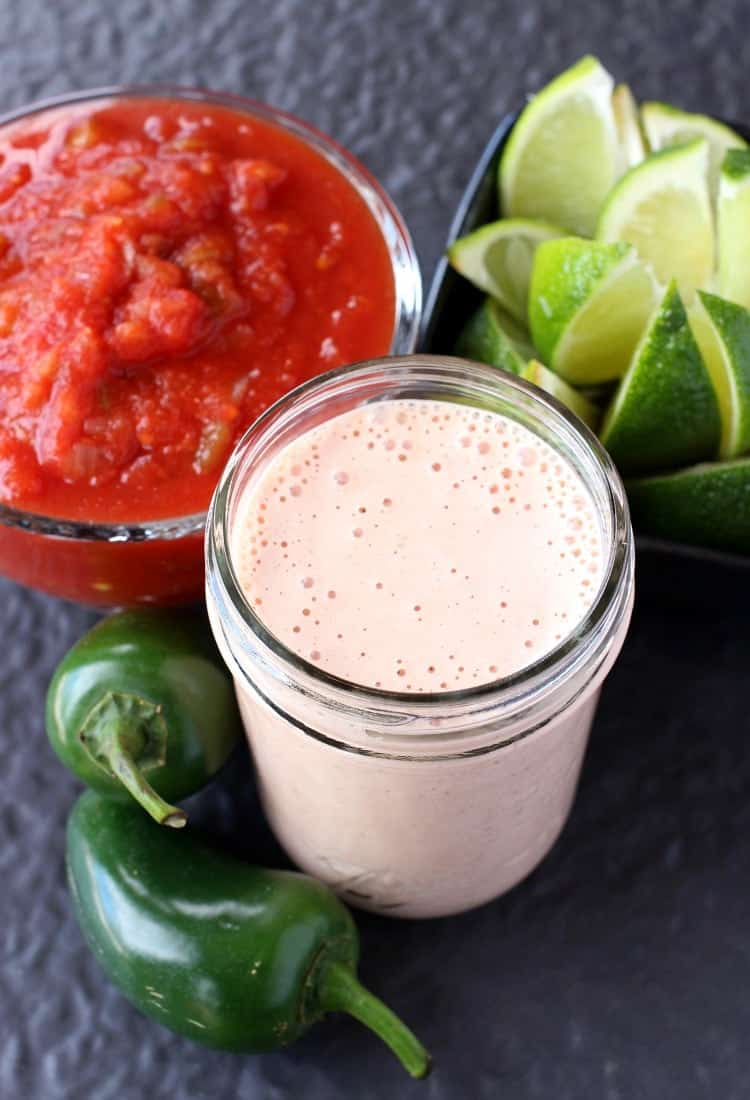 Easy Creamy Salsa Dressing - For Salads Or Vegetable Dip - Mantitlement