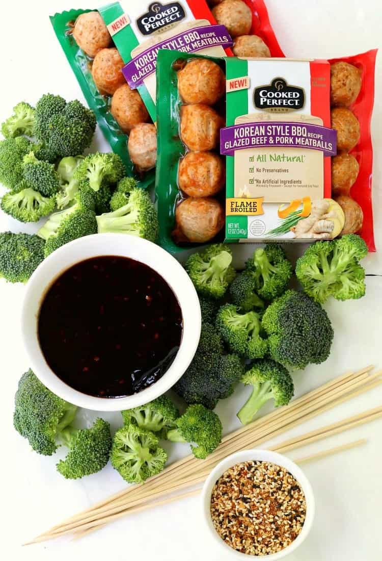 Beef and Broccoli Meatball Kabobs - A Quick Family Dinner | Mantitlement