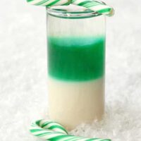 Layered Candy Cane Shot - Mantitlement