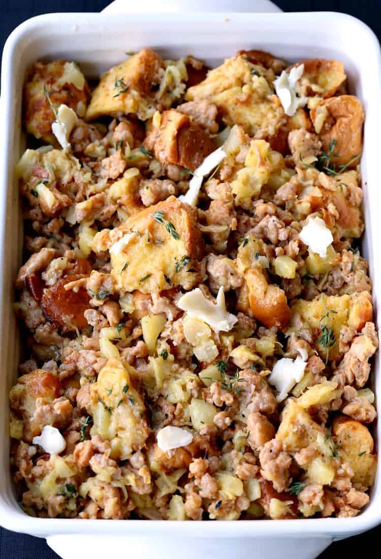 Pineapple Upside Down Sausage Stuffing | Mantitlement