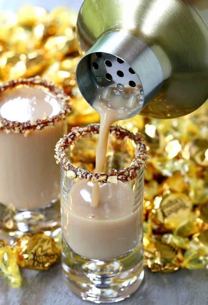 Chocolate Toffee Crunch Shot | Easy Holiday Shot Recipe for New Years!