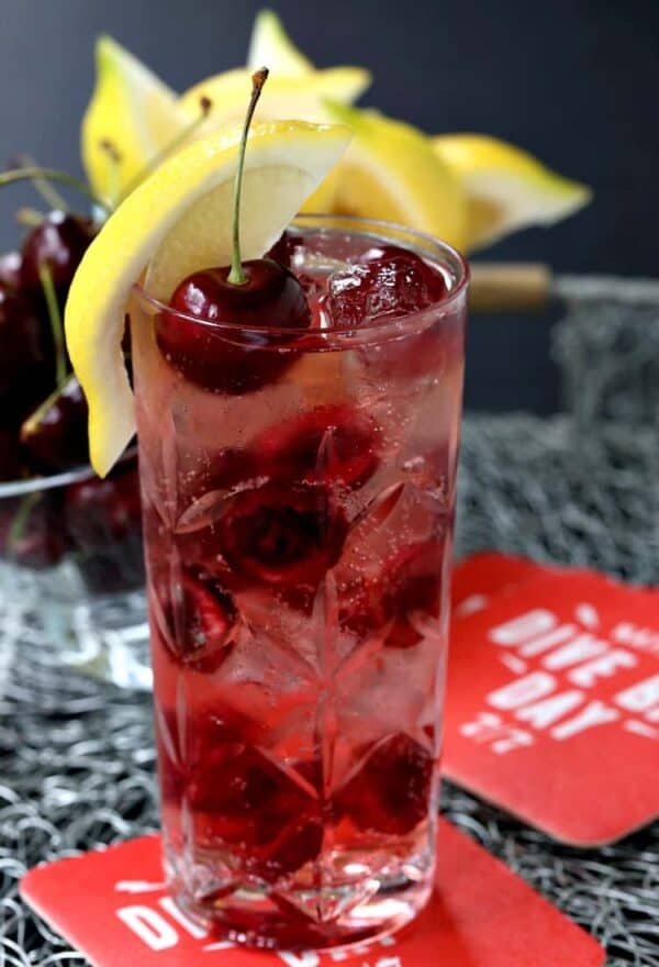 Cherry Bomb 7 & 7 Recipe | Twist On A Classic 7 & 7 Drink | Mantitlement