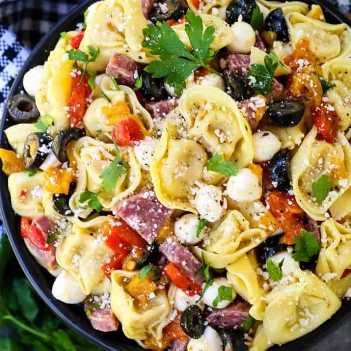 Italian Pasta Salad | Pasta Salad With An Italian Twist | Mantitlement