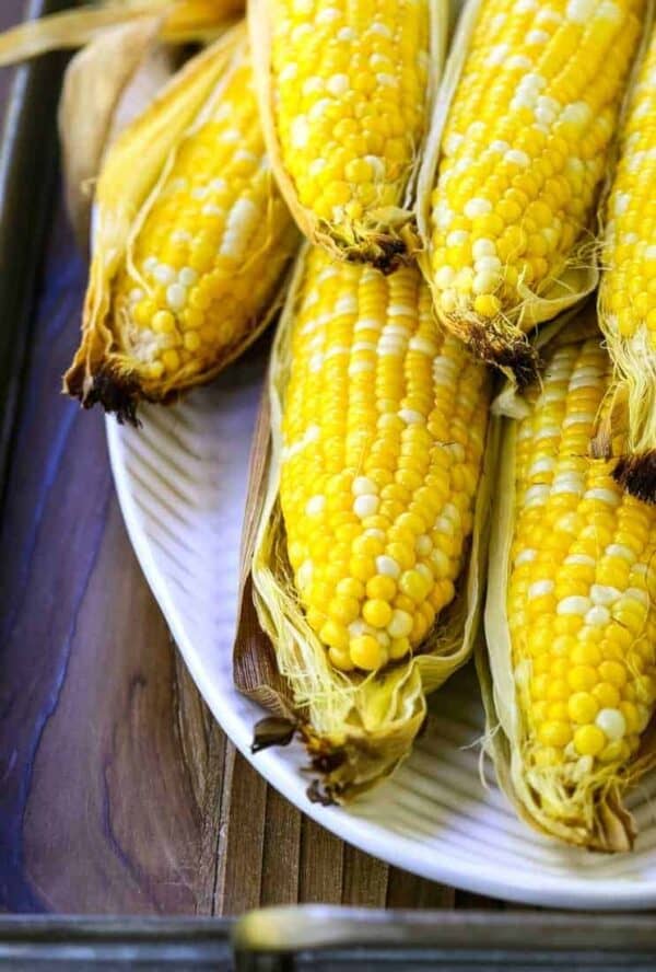 Oven Roasted Corn On The Cob | No Shucking Method | Mantitlement