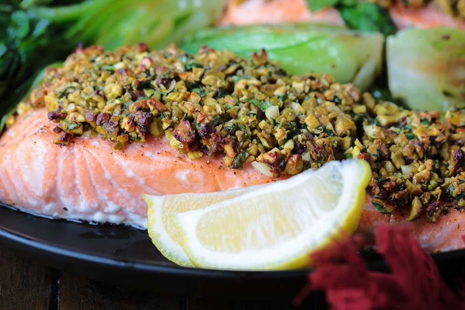 Pistachio Crusted Salmon | Mantitlement