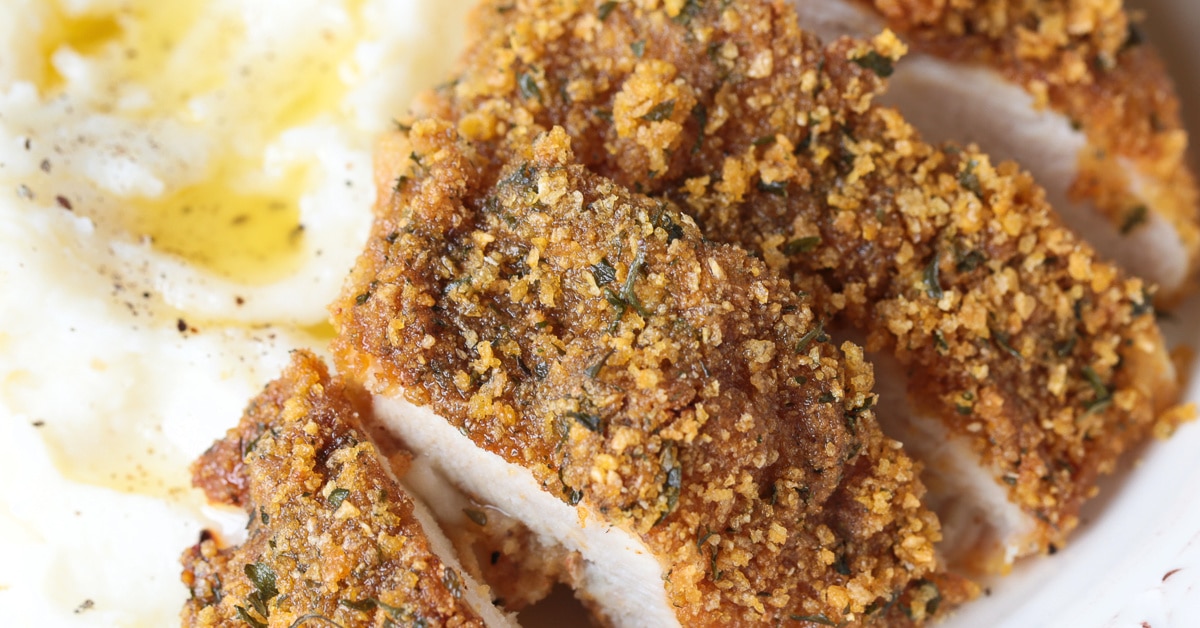 Crunchy Baked Cornflake Chicken | Mantitlement