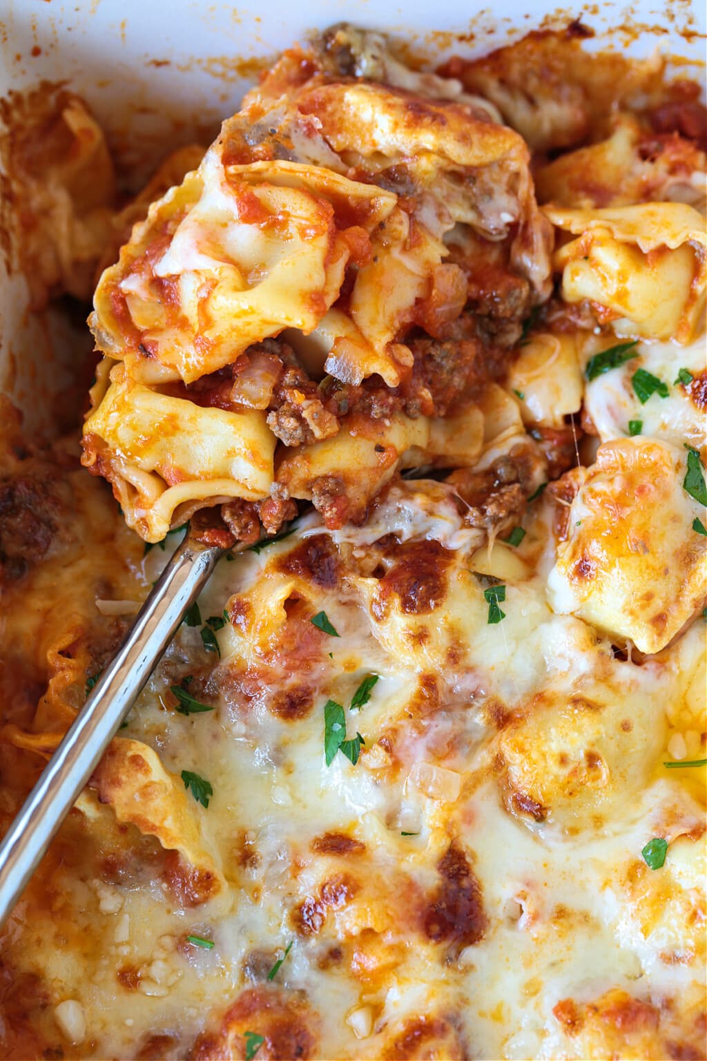 Cheesy Tortellini Bake | Mantitlement
