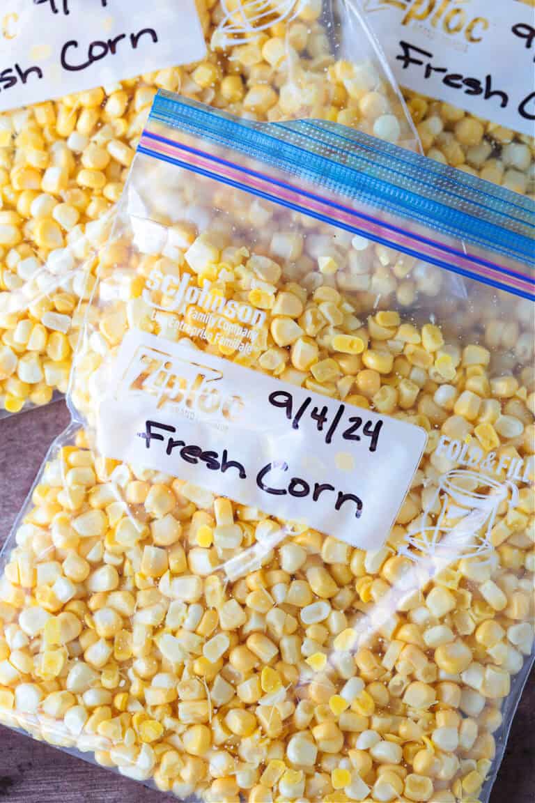 How To Freeze Corn On The Cob Without Blanching | Mantitlement