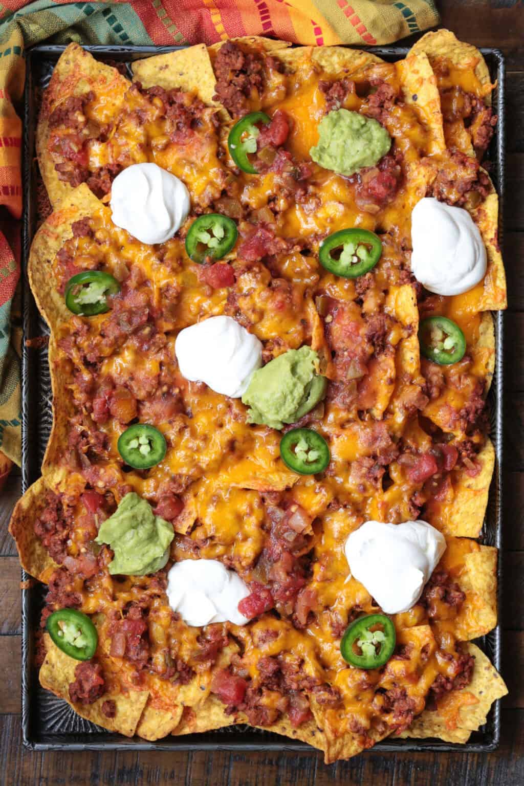 Ground Beef Nachos - Mantitlement