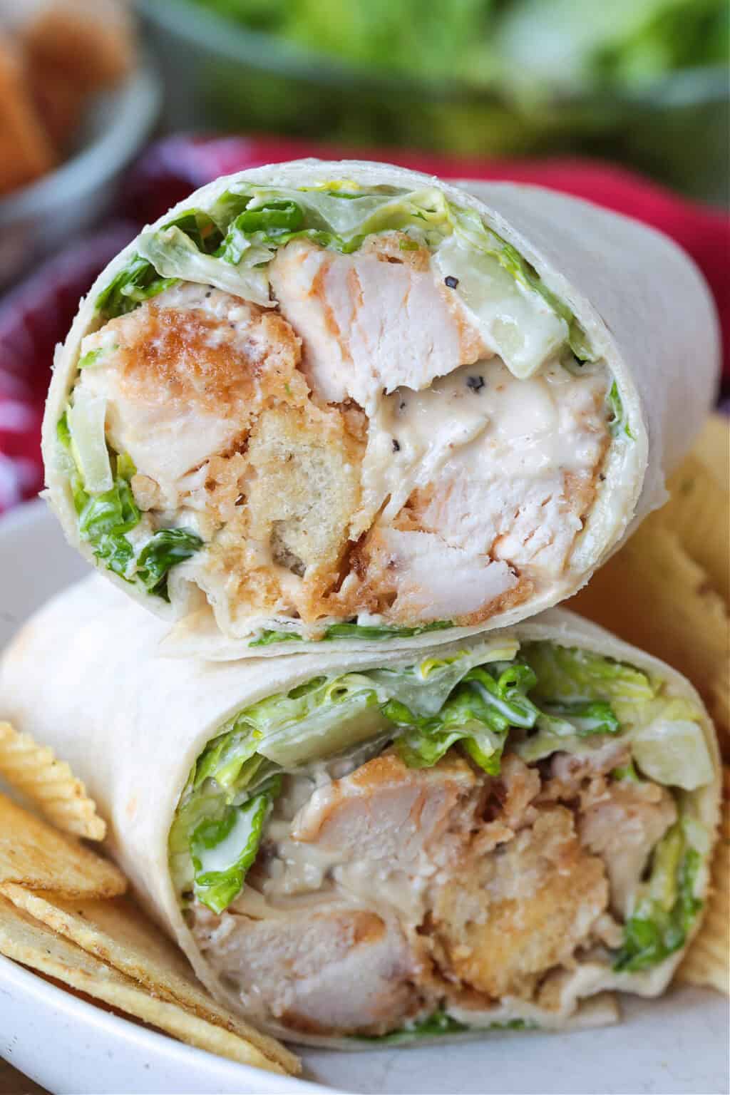 Chicken Caesar Wrap | Mantitlement