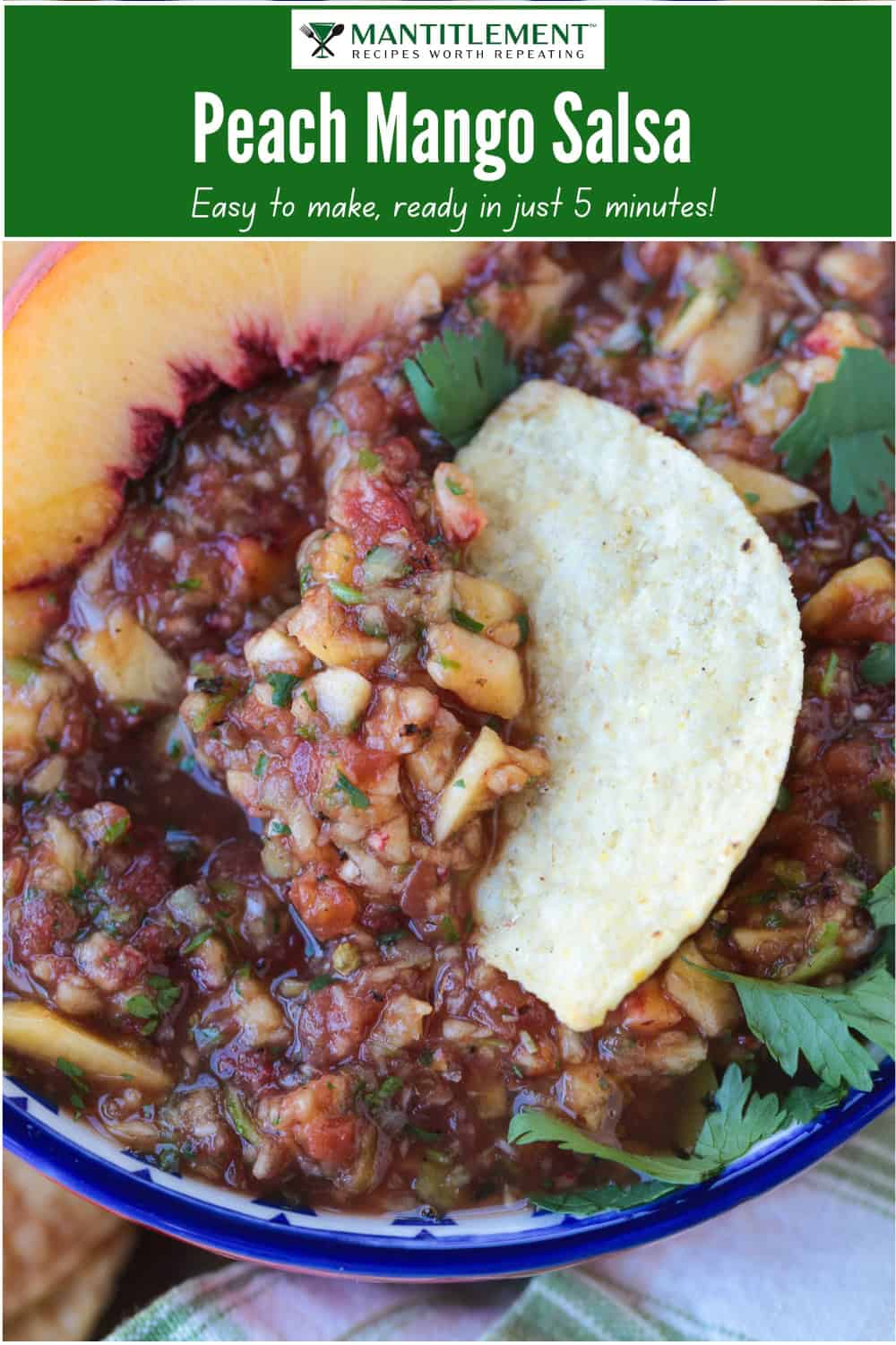 Peach Mango Salsa | Mantitlement
